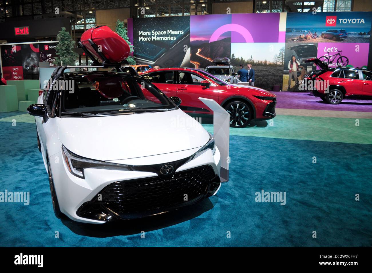 New York, United States. 27th Mar, 2024. Toyota vehicles are seen on ...