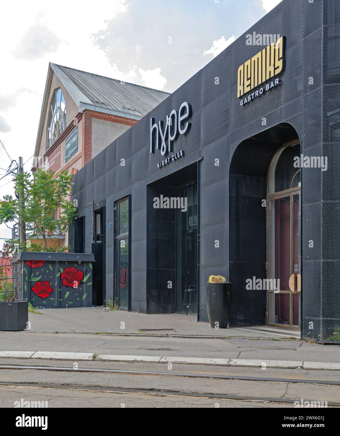 Belgrade, Serbia - May 15, 2021: Entrance to Hype Night Club and Remiks ...