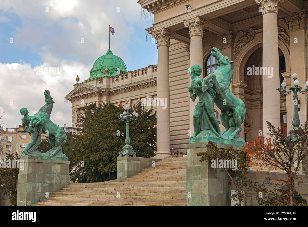 Belgrade, Serbia - February 14, 2021: Main Entrance to House of the ...