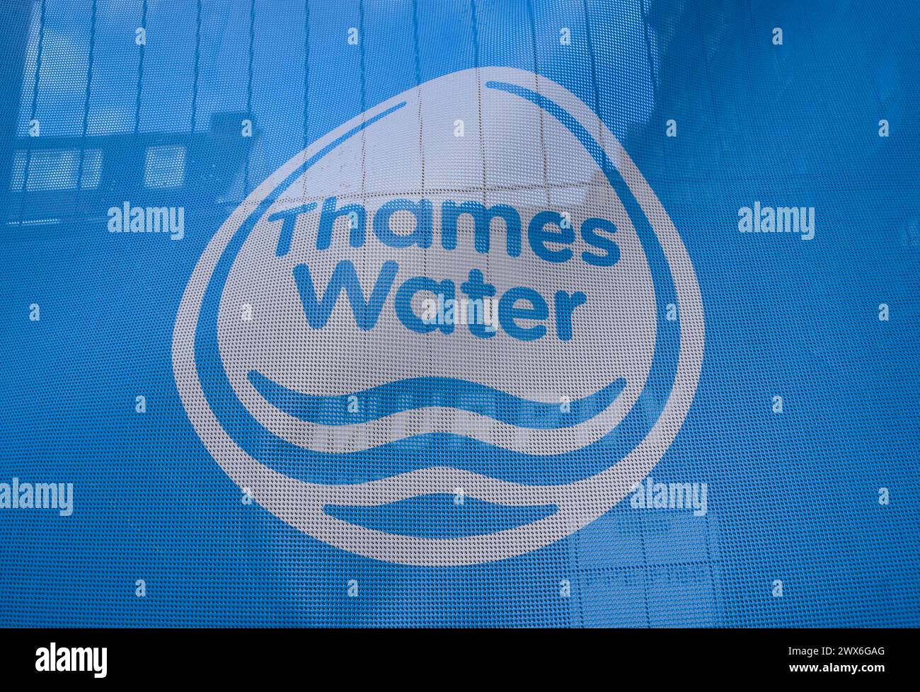 London England UK 28th Mar 2024 A Thames Water Repair Site In