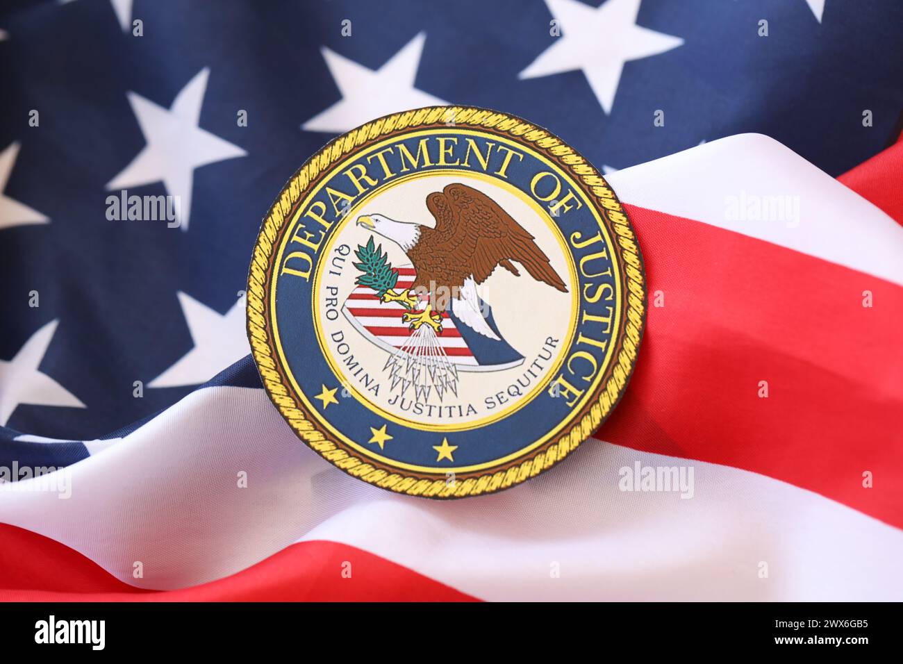 Doj department justice logo icon hi-res stock photography and images ...