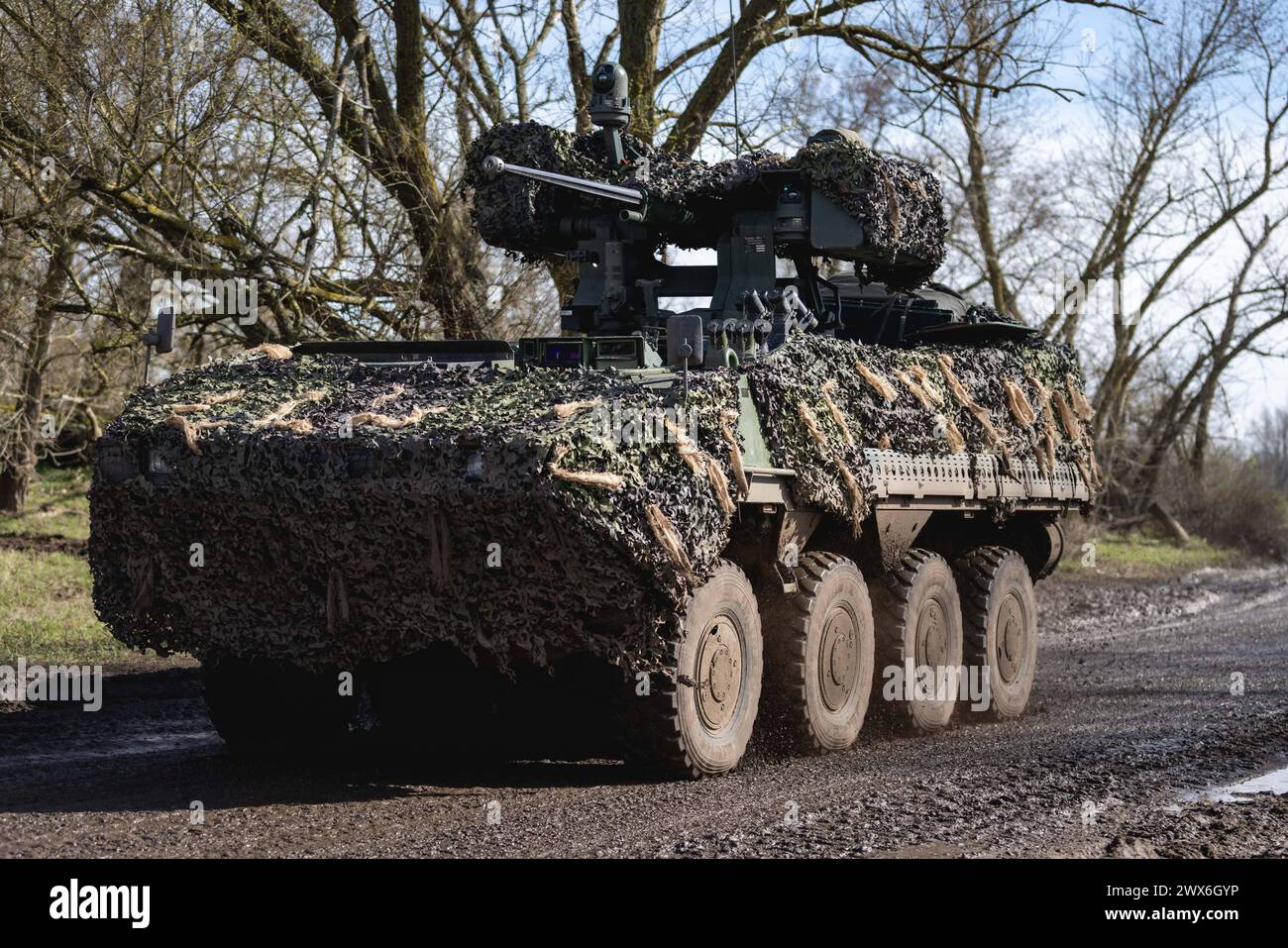 Ein Radpanzer vom Typ Pandur der tschechischen Armee, aufgenommen im ...