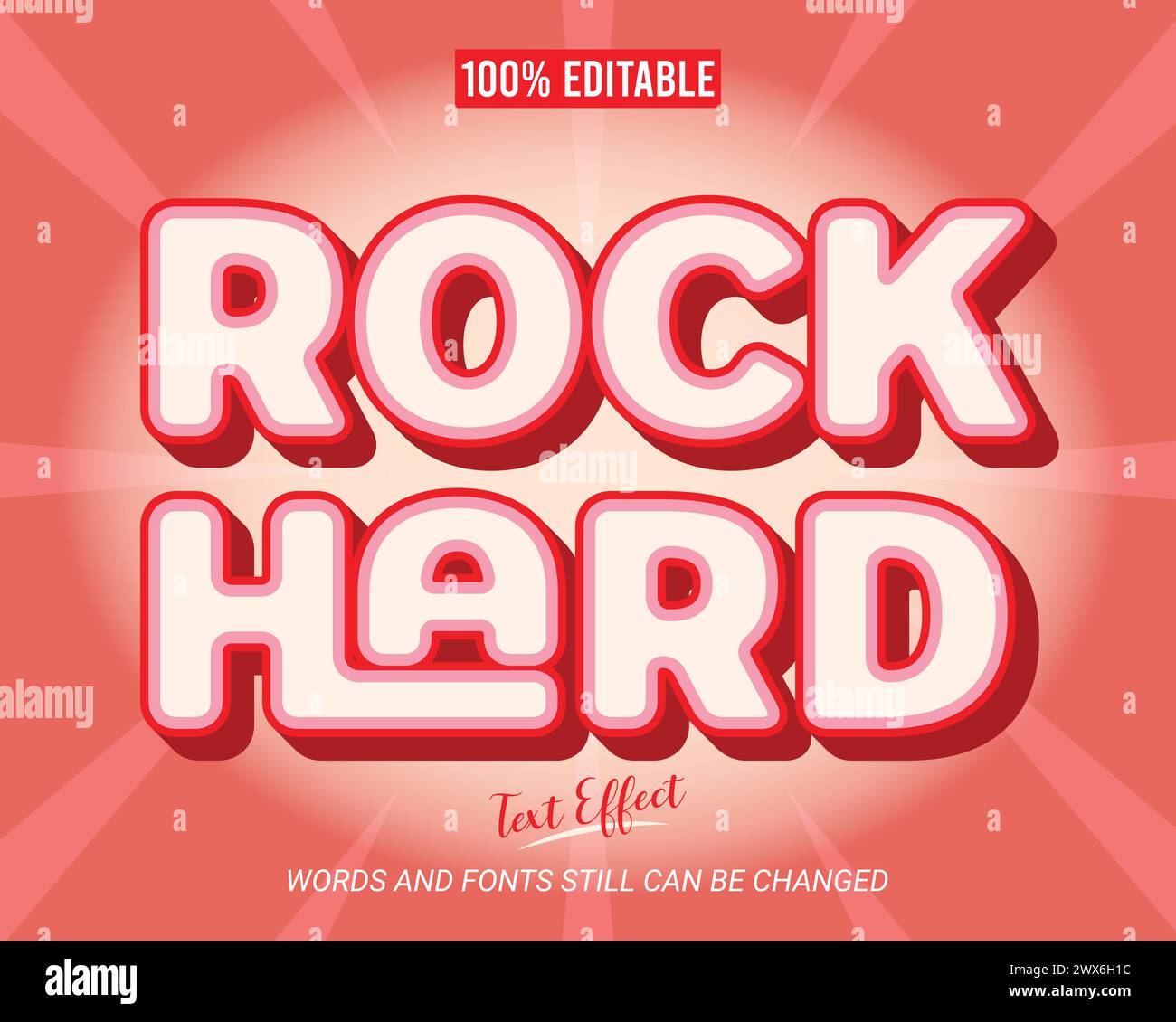 Editable magic text effect hi-res stock photography and images - Alamy