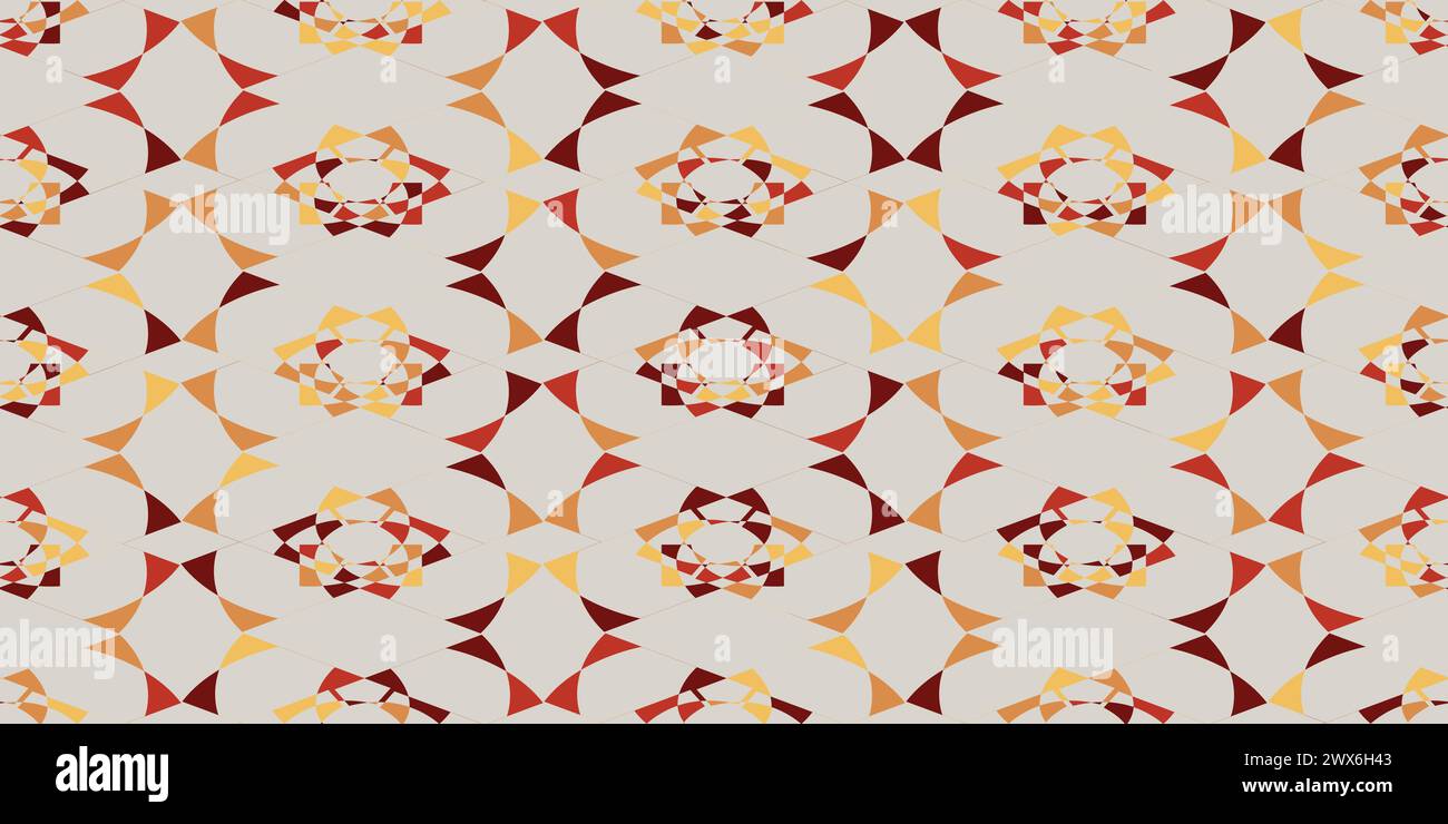 A visually captivating pattern of symmetrical triangles and circles on ...