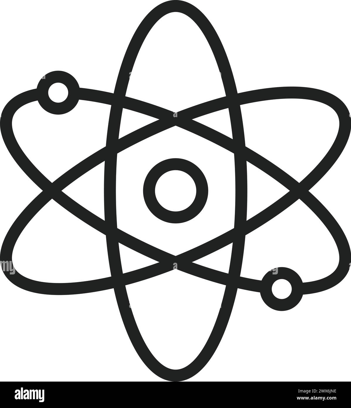 Nuclear icon vector image. Suitable for mobile application web ...