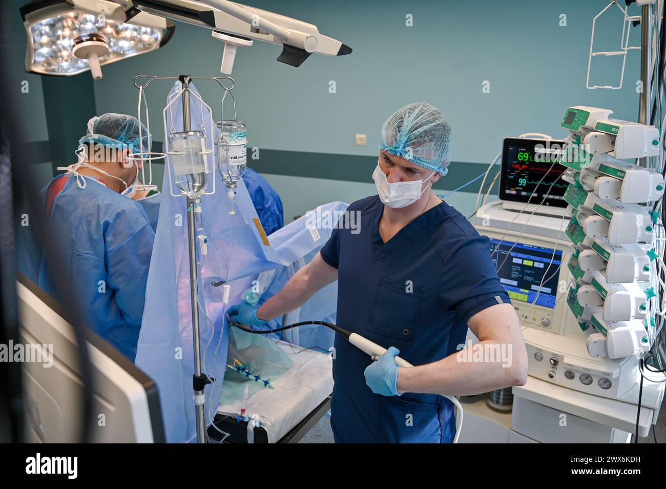 LVIV, UKRAINE - MARCH 27, 2024 - Cardiac surgeons of St. Panteleimon ...