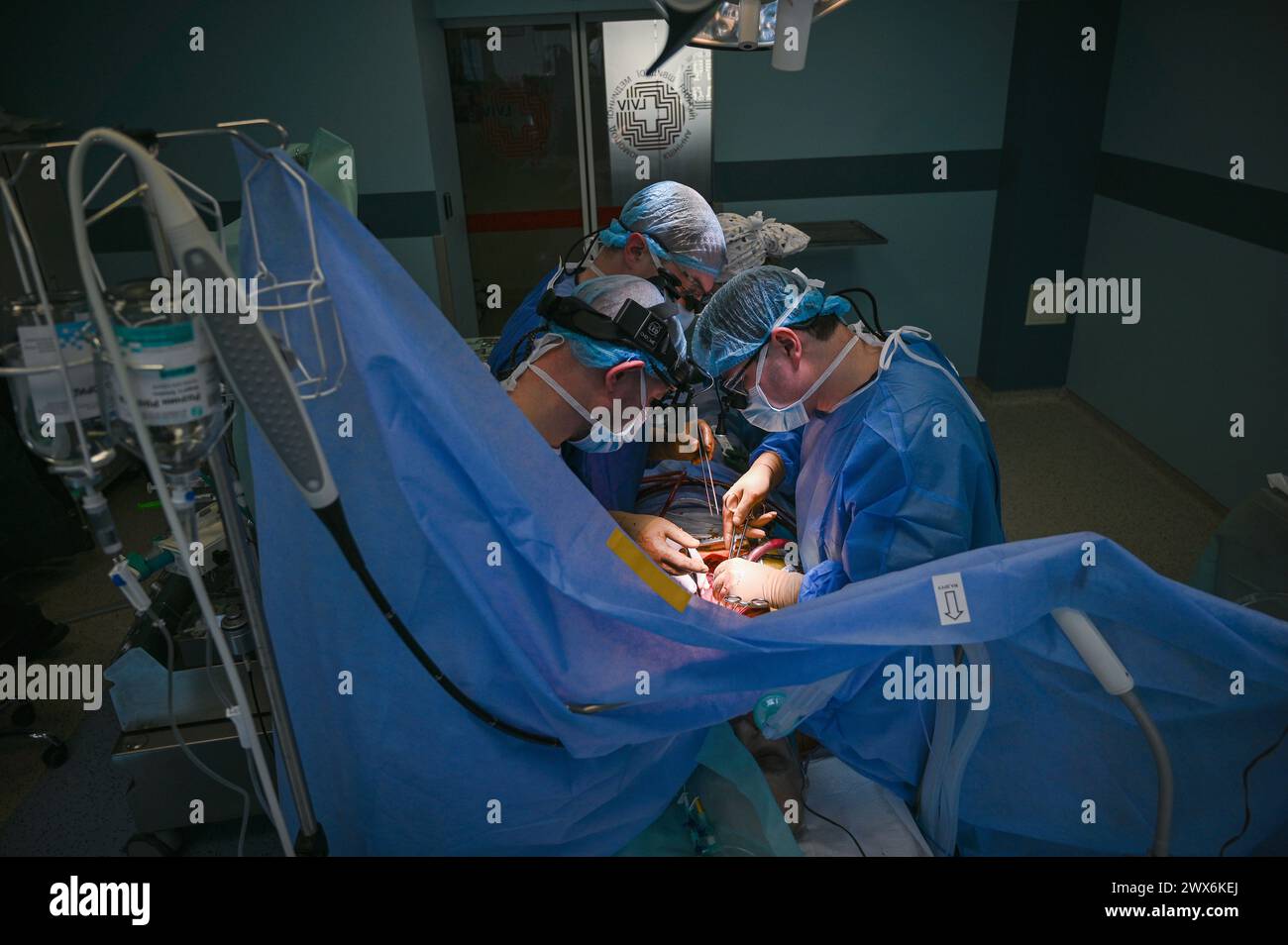 LVIV, UKRAINE - MARCH 27, 2024 - Cardiac surgeons of St. Panteleimon ...