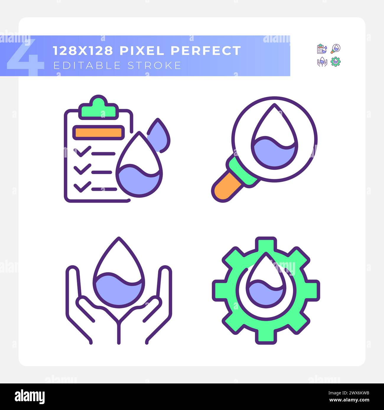 Quality testing laboratory Stock Vector Images - Alamy