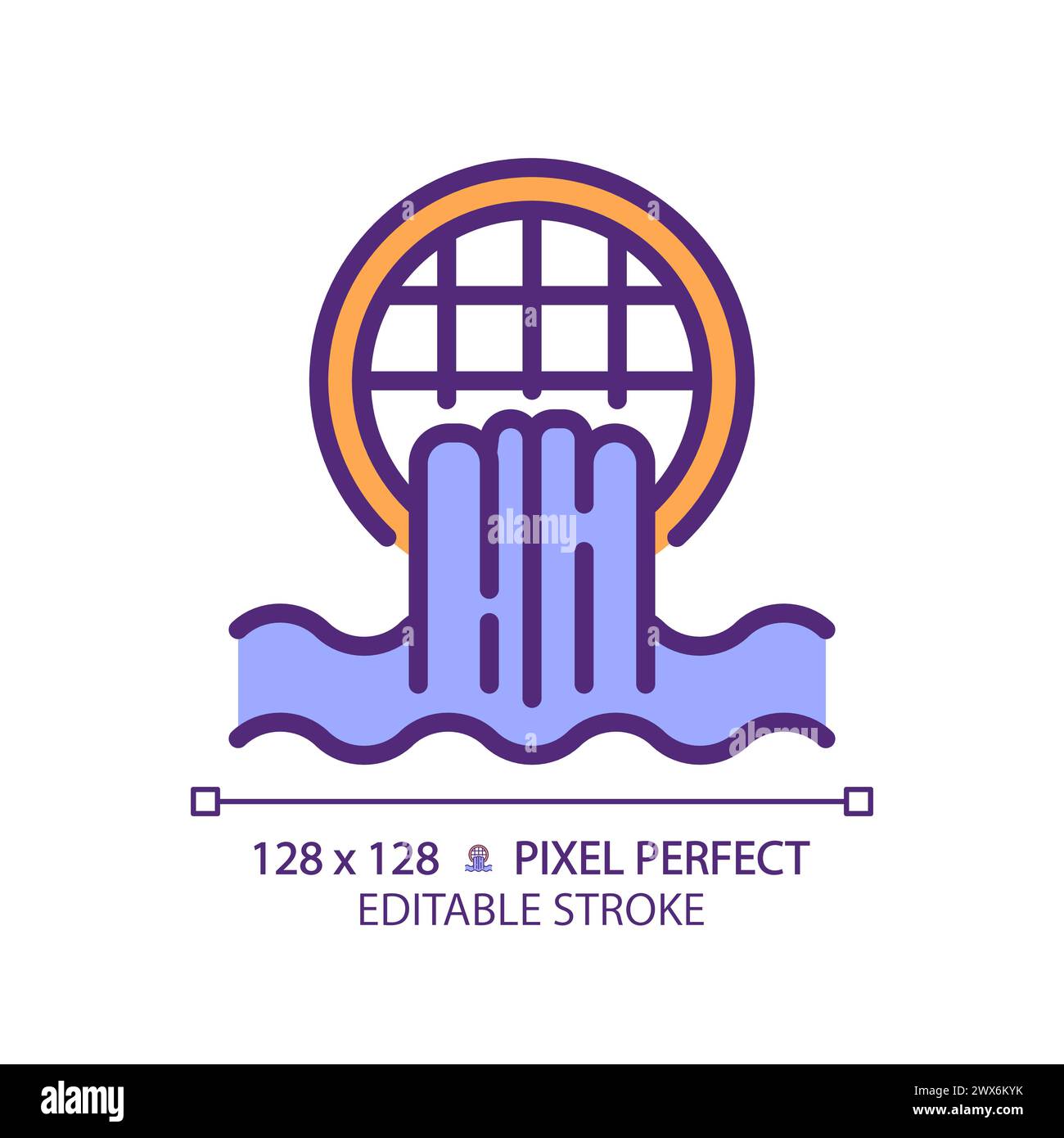 Storm drain RGB color icon Stock Vector Image & Art - Alamy