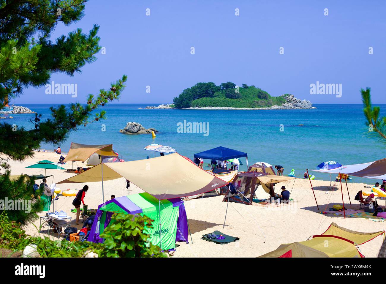 Goseong County, South Korea - July 31, 2019: A serene section at the ...