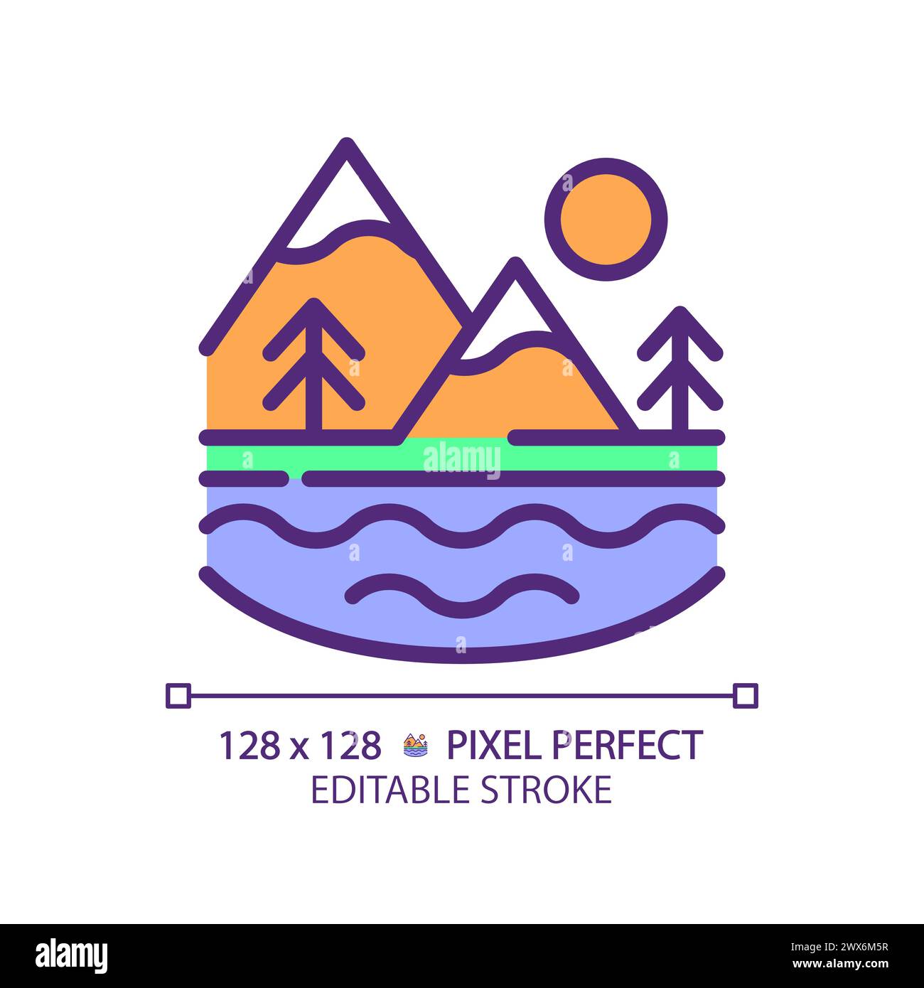 Freshwater view Stock Vector Images - Alamy