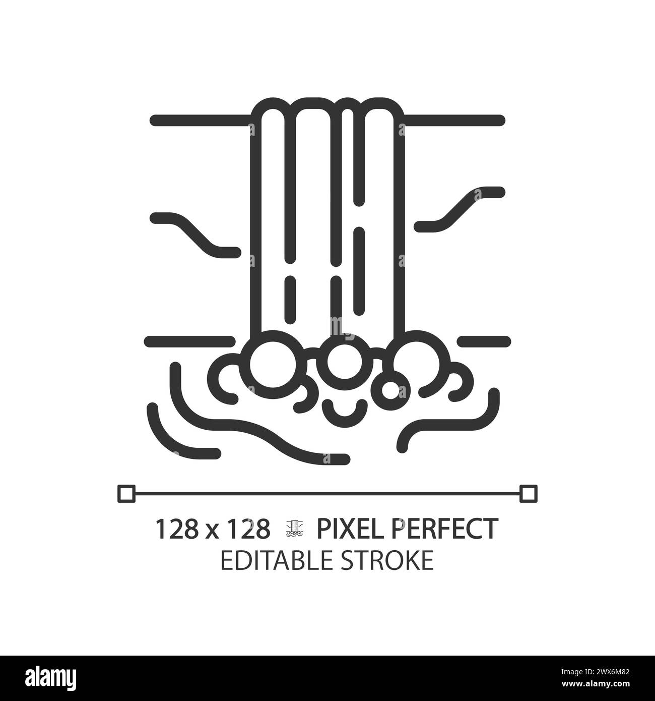 Waterfall logo Black and White Stock Photos & Images - Alamy