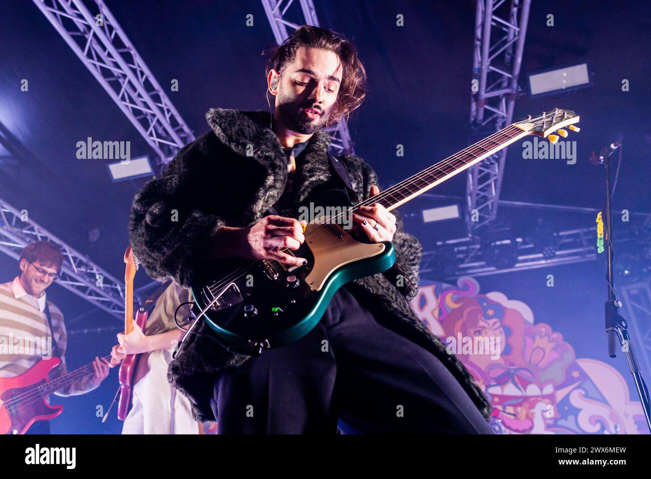 Milano, Italy. 27th Mar, 2024. Jan Peteh of Slovenian indie rock band ...