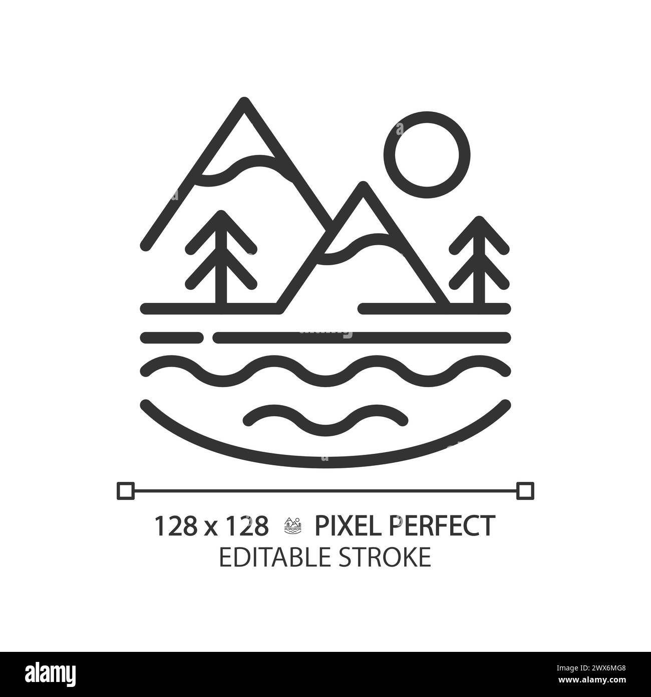 Freshwater ecosystem Stock Vector Images - Alamy