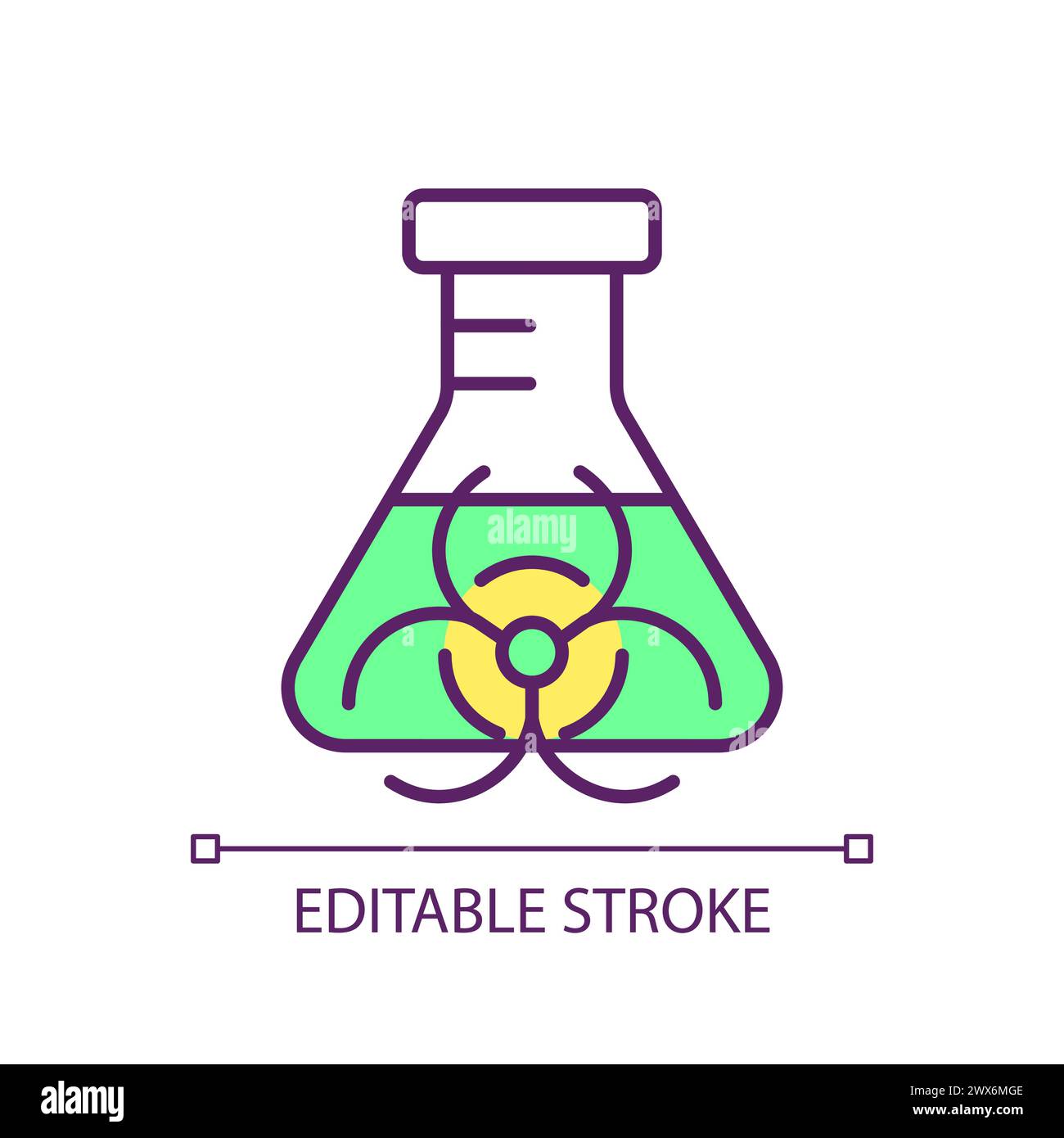 Toxic solvent RGB color icon Stock Vector Image & Art - Alamy