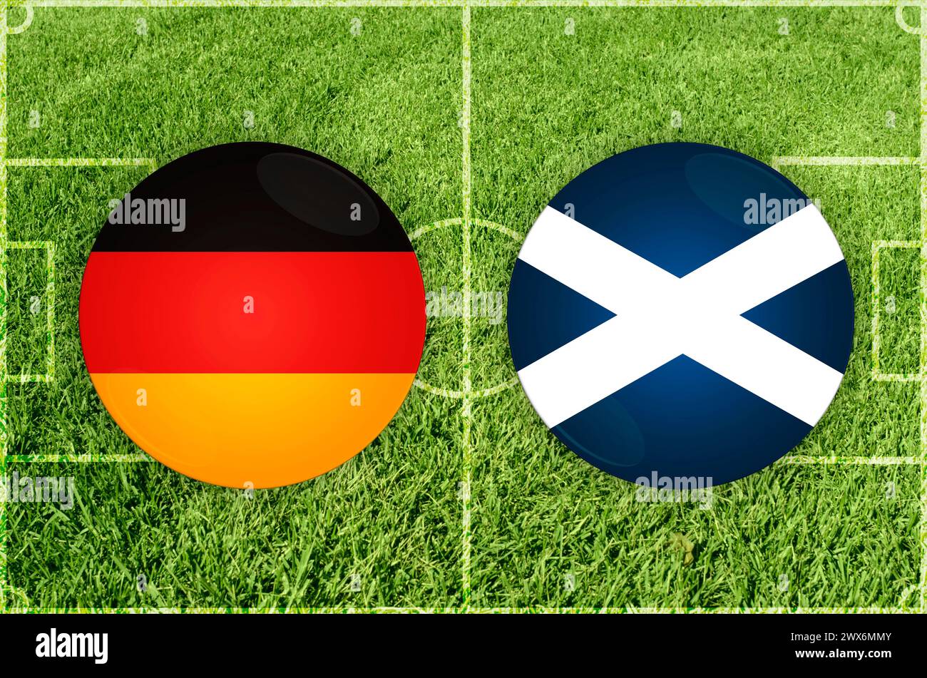 Euro 2024 germany vs scotland hi-res stock photography and images - Alamy