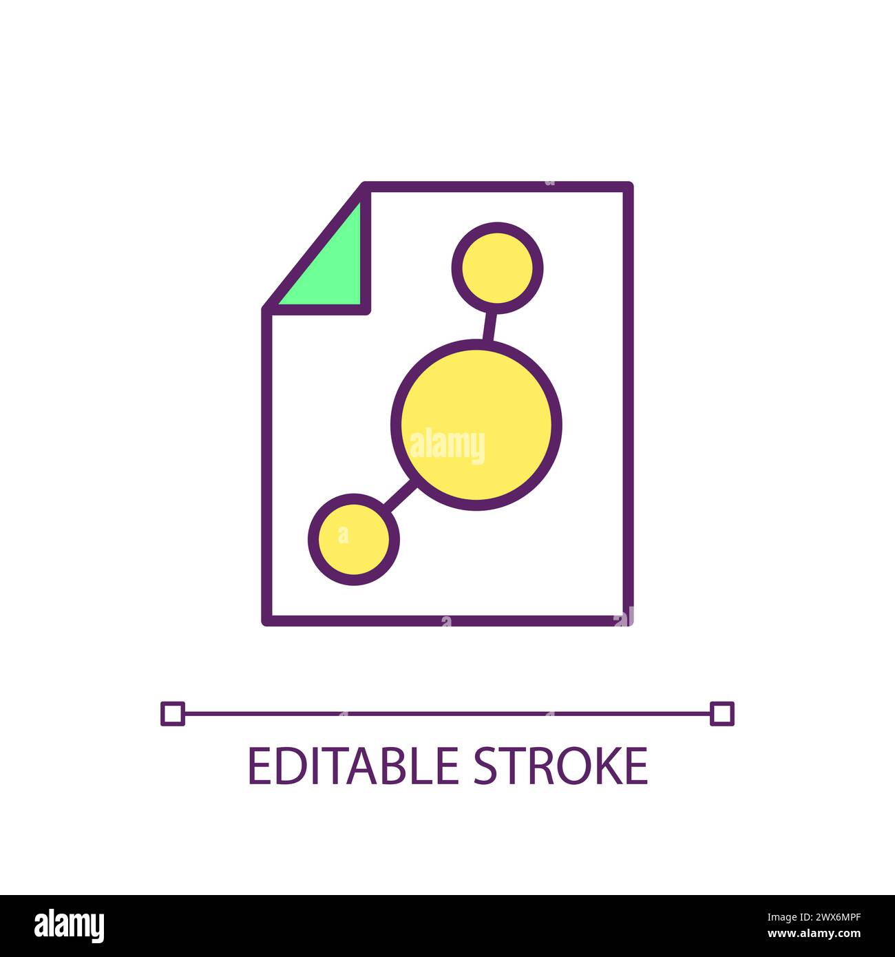 Laboratory information management RGB color icon Stock Vector Image ...