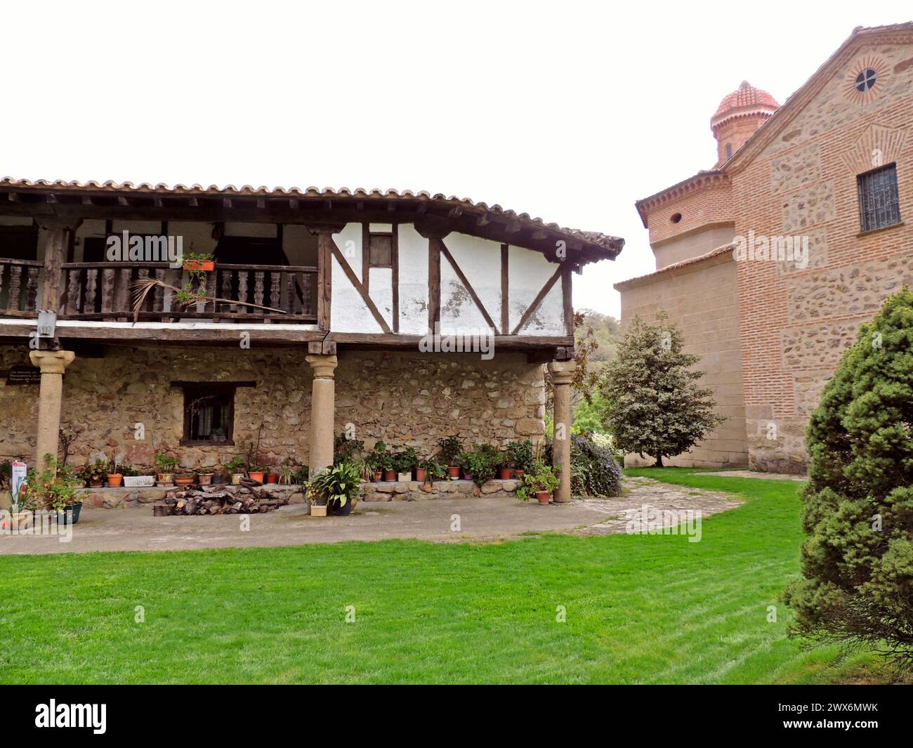 The Sanctuary of Virgen De Chilla, Avila, near Candeleda Stock Photo ...