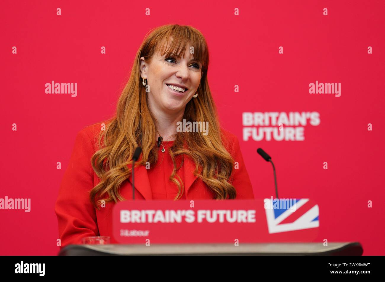 Labour deputy leader Angela Rayner during the Labour Party local ...