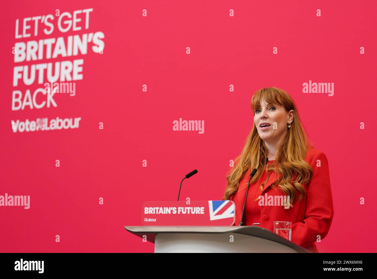 Labour deputy leader Angela Rayner during the Labour Party local ...