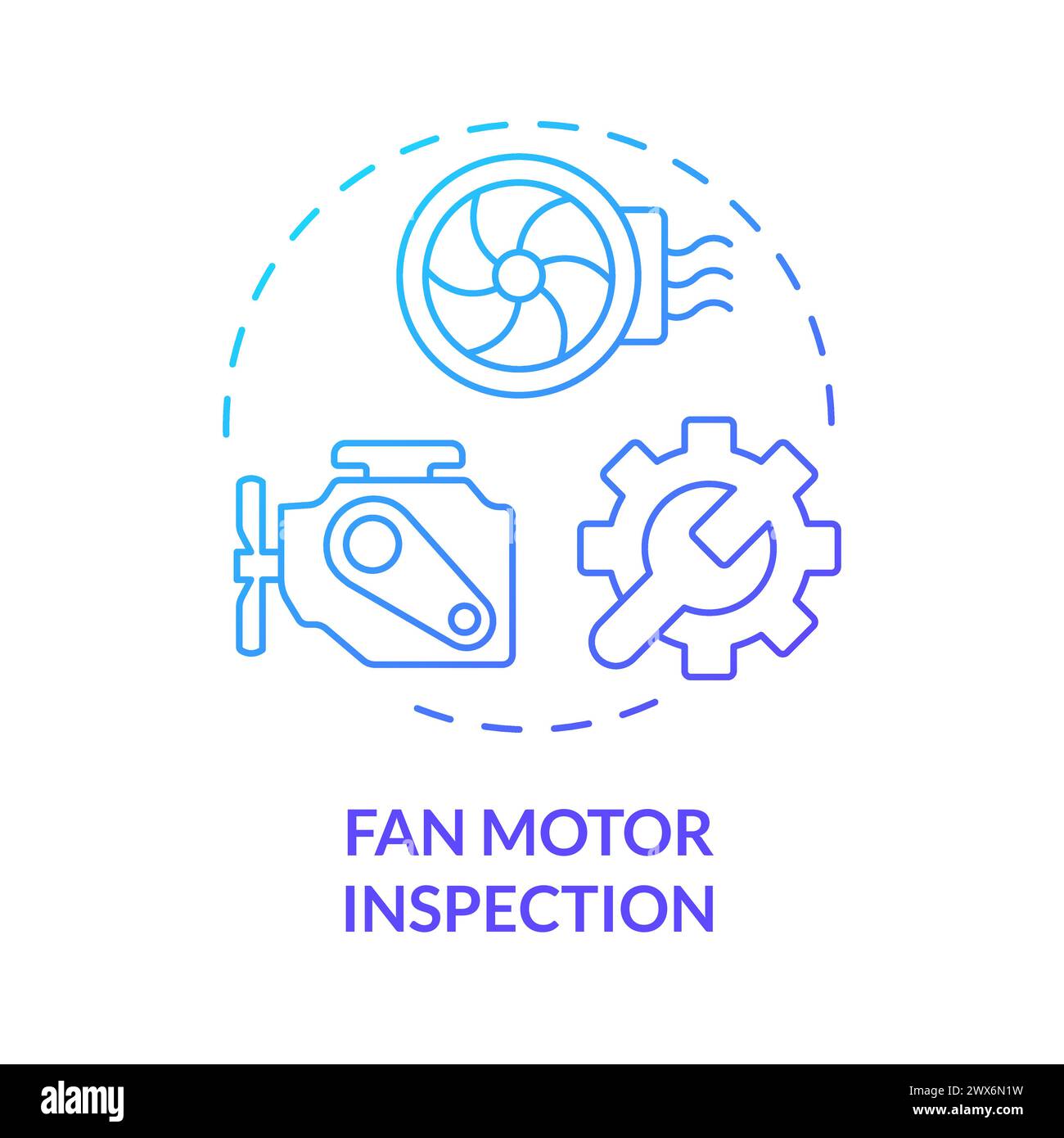 Motor inspection Stock Vector Images - Alamy