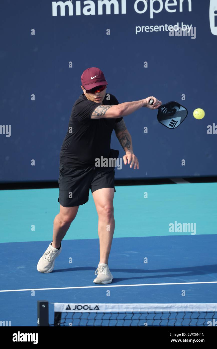 Miami Gardens, Florida, USA. 27th Mar, 2024. Elvis Crespo attends the ...