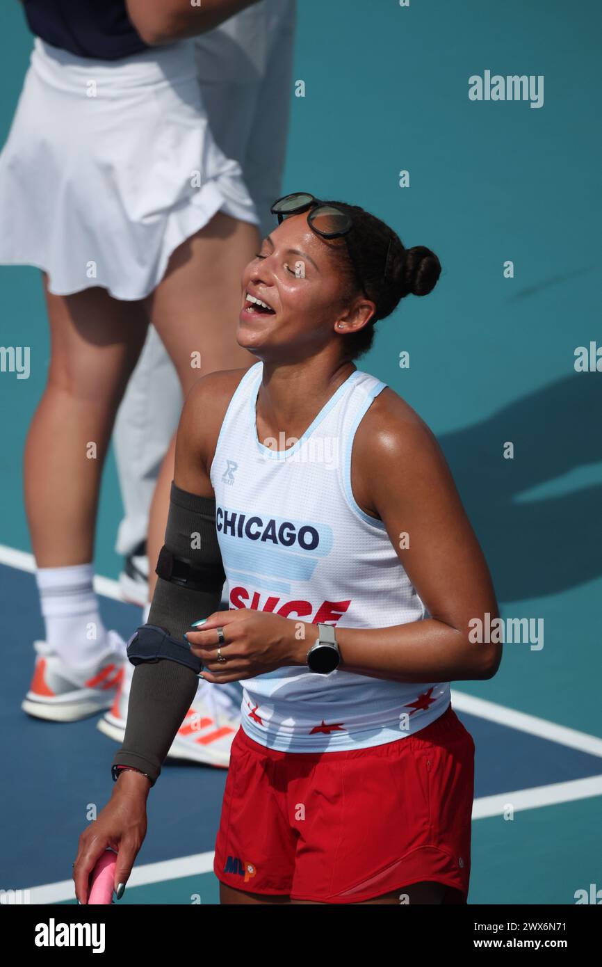Miami Gardens, Florida, USA. 27th Mar, 2024. Jessie Irvine attends the ...