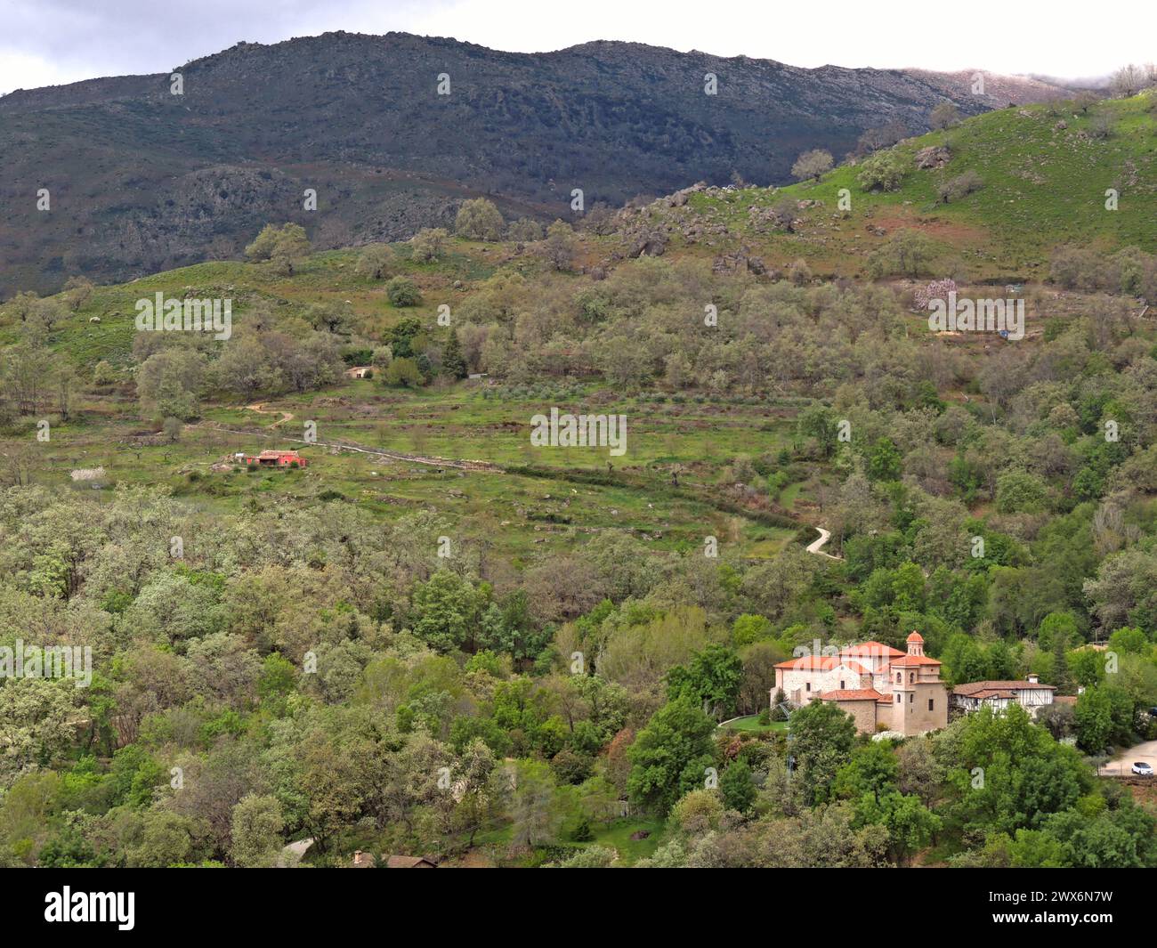 The Sanctuary of Virgen De Chilla, Avila, near Candeleda Stock Photo ...