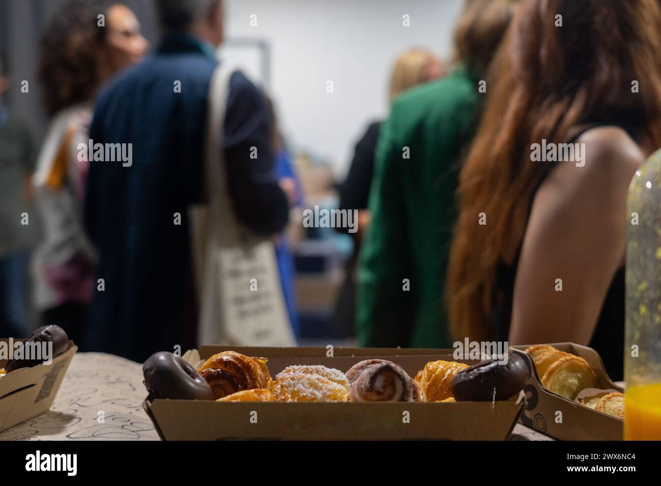 Catering pastries for a company event Stock Photo - Alamy
