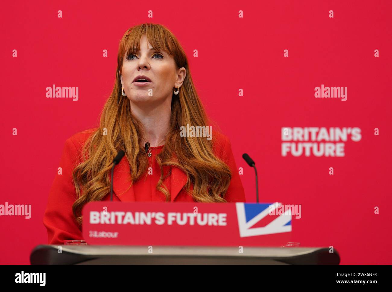 Labour deputy leader Angela Rayner during the Labour Party local ...