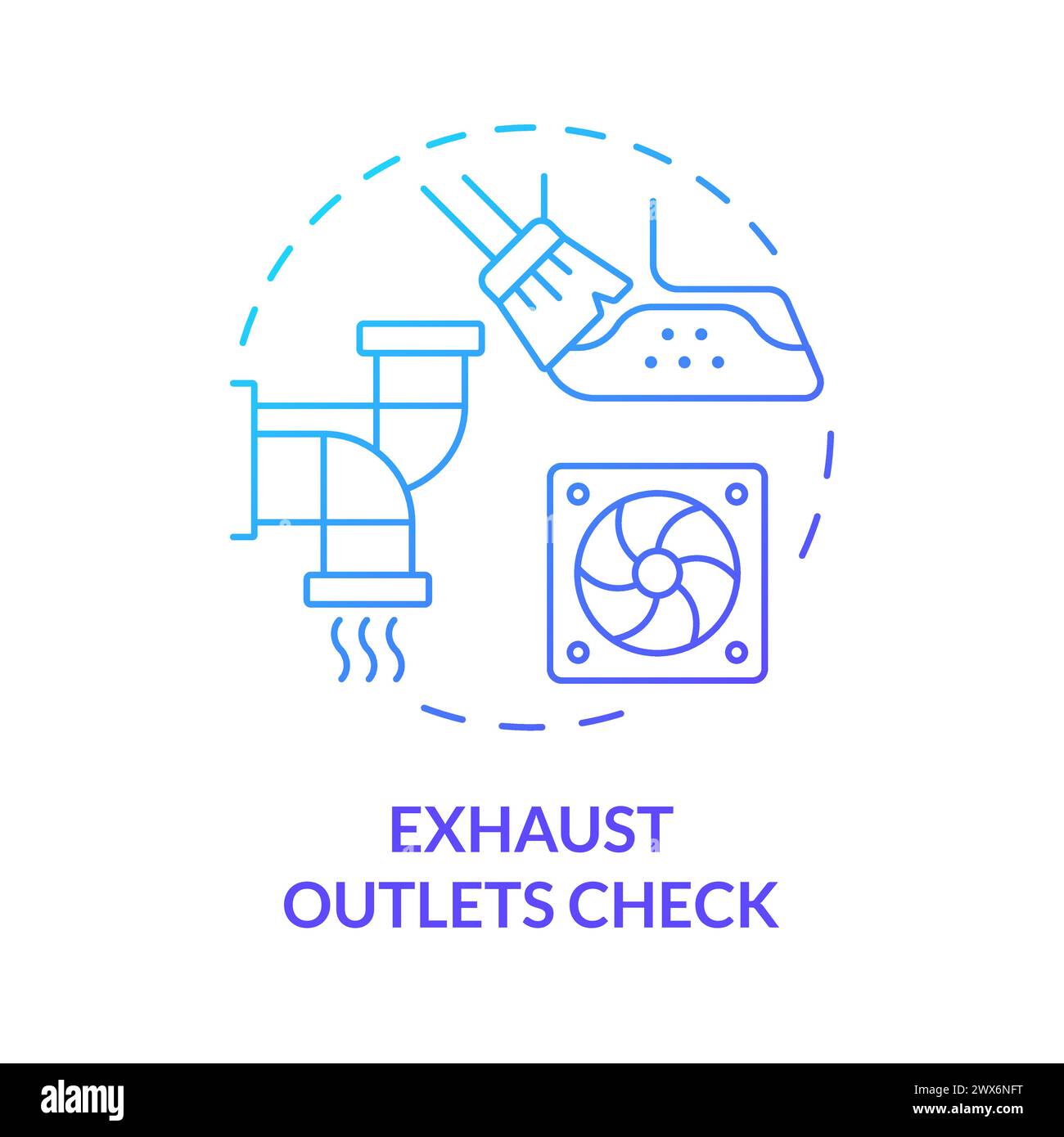 Hvac ventilation air duct outlet Stock Vector Images - Alamy
