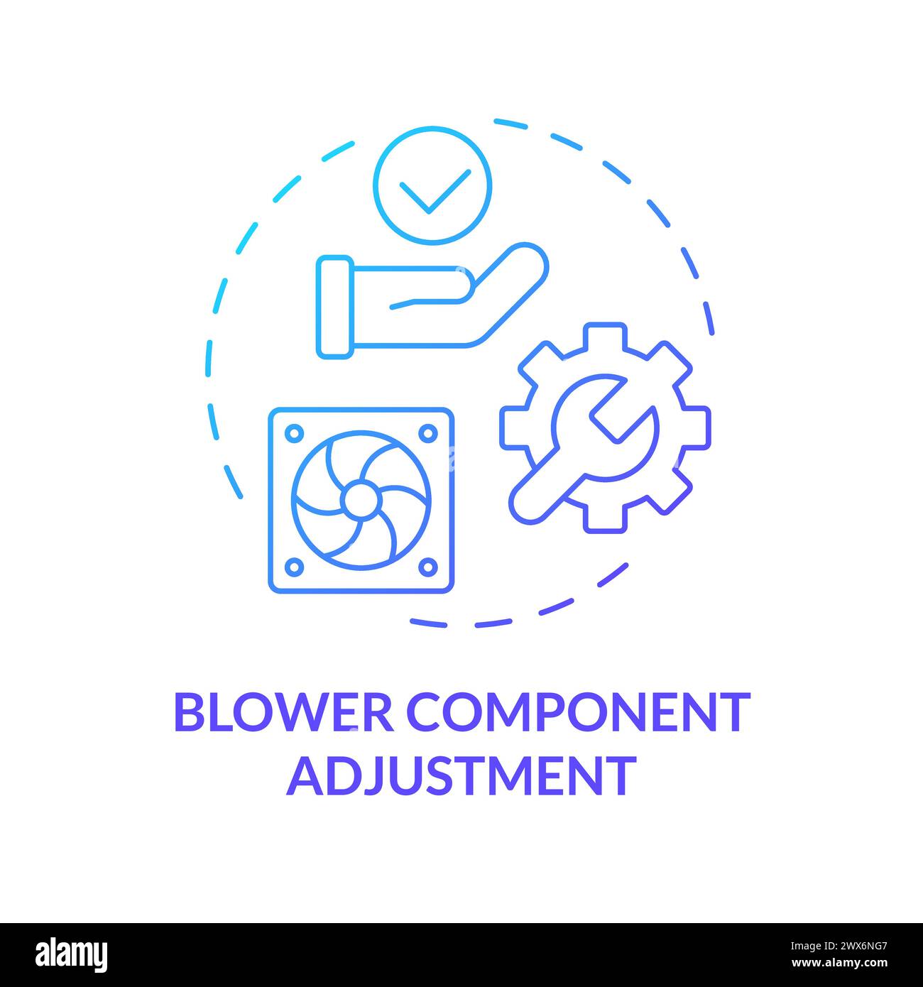 Air blower motor Stock Vector Images - Alamy