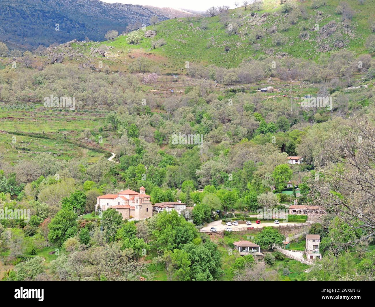 The Sanctuary of Virgen De Chilla, Avila, near Candeleda Stock Photo ...