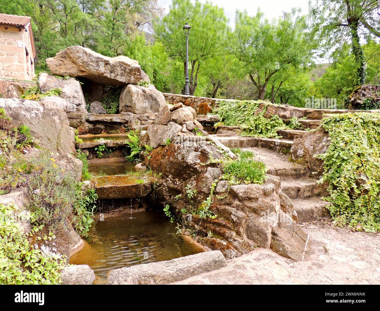 The Sanctuary of Virgen De Chilla, Avila, near Candeleda Stock Photo ...