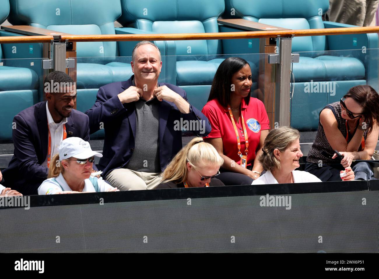 Miami Gardens, Florida, USA. 27th Mar, 2024. Second gentleman Doug ...