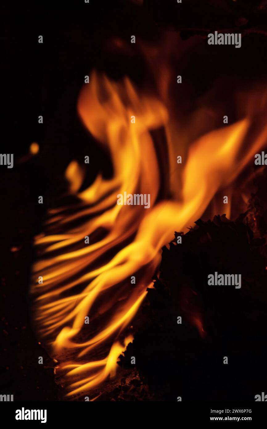 hot flame background. heating and energy concept Stock Photo - Alamy