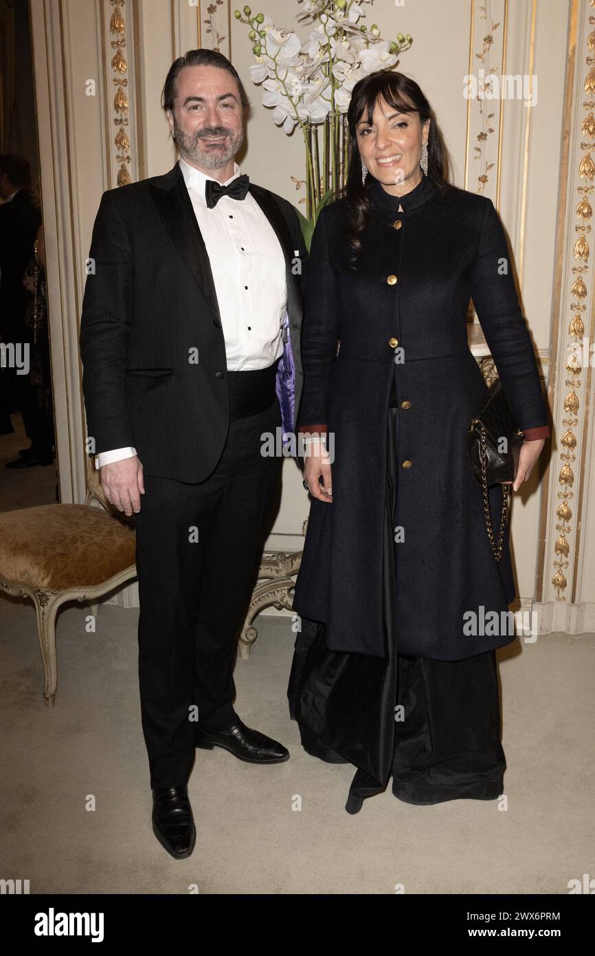 Paris, France. 23rd Mar, 2024. Prince Joachim Murat and Princess ...