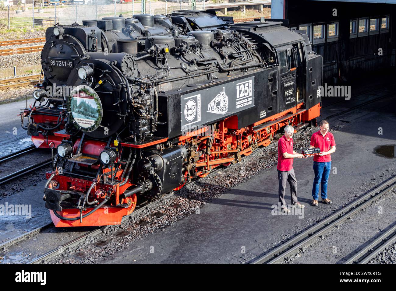 Wernigerode, Deutschland 27. März 2024: Sonderfahrt der Harzer ...
