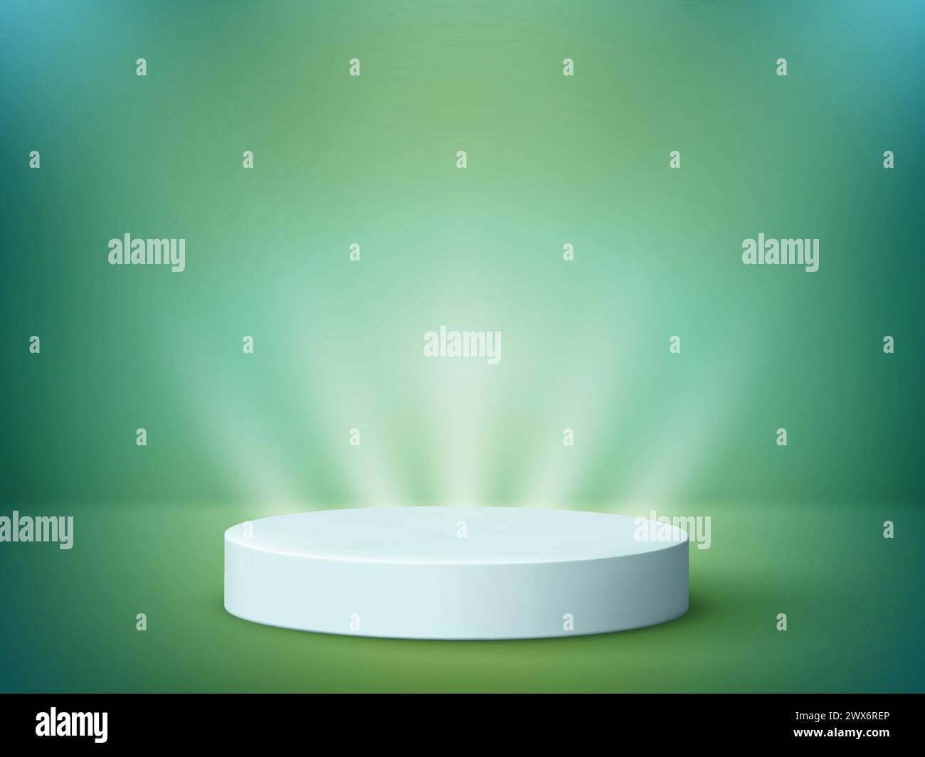 Blank 3d Pedestal Stand for Product Display Stock Vector Image & Art ...