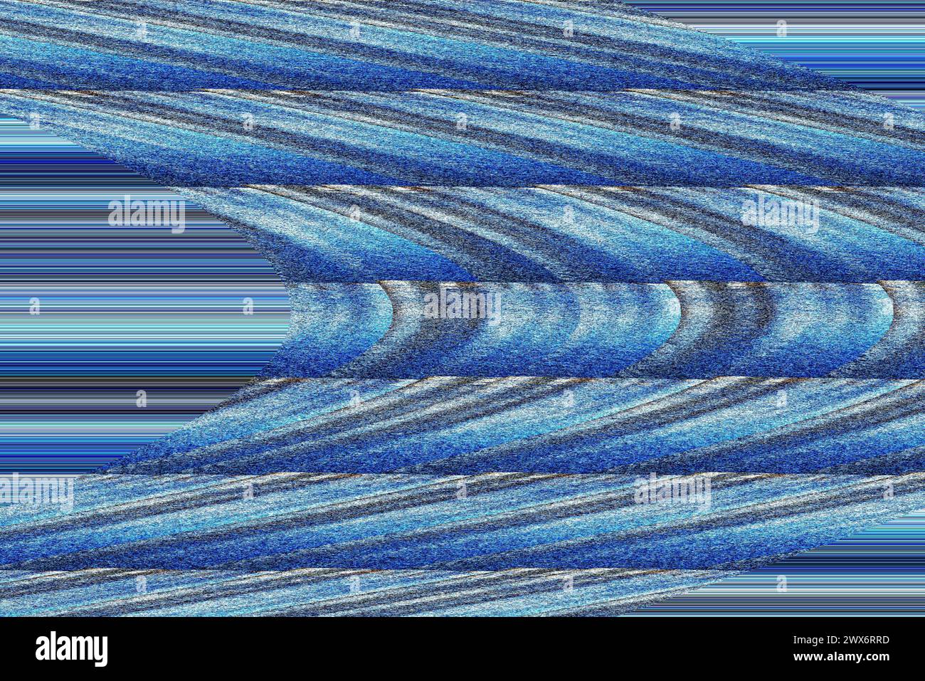 Abstract design looking like pattern on rolls, lying horizontally above ...