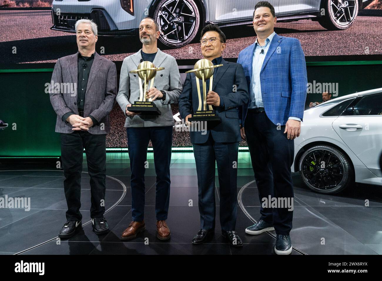 New York, USA. 27th Mar, 2024. Karma Habin Executive Vice President Kia ...