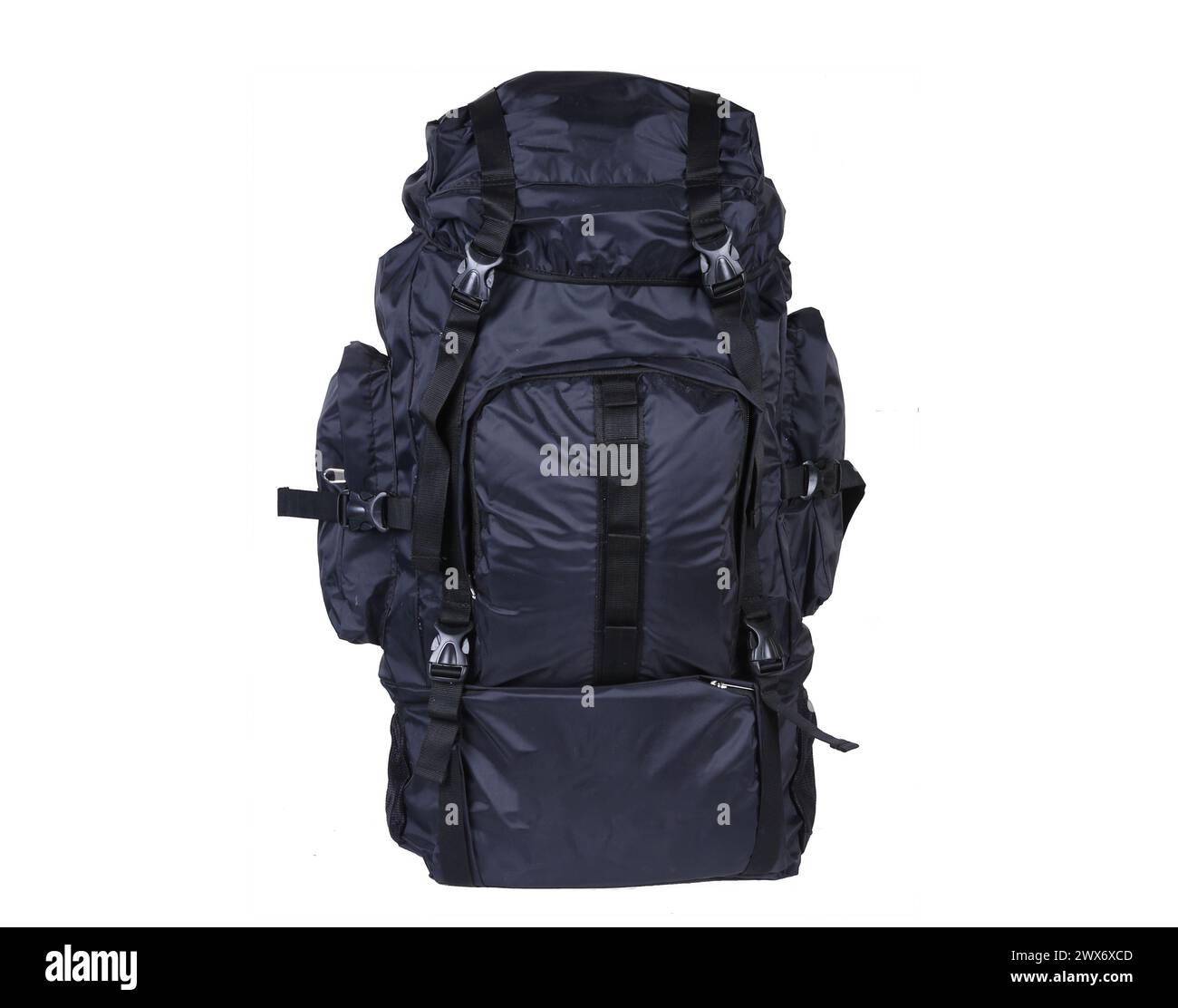 trendy and stylish tracking backpack isolated on white background Stock ...