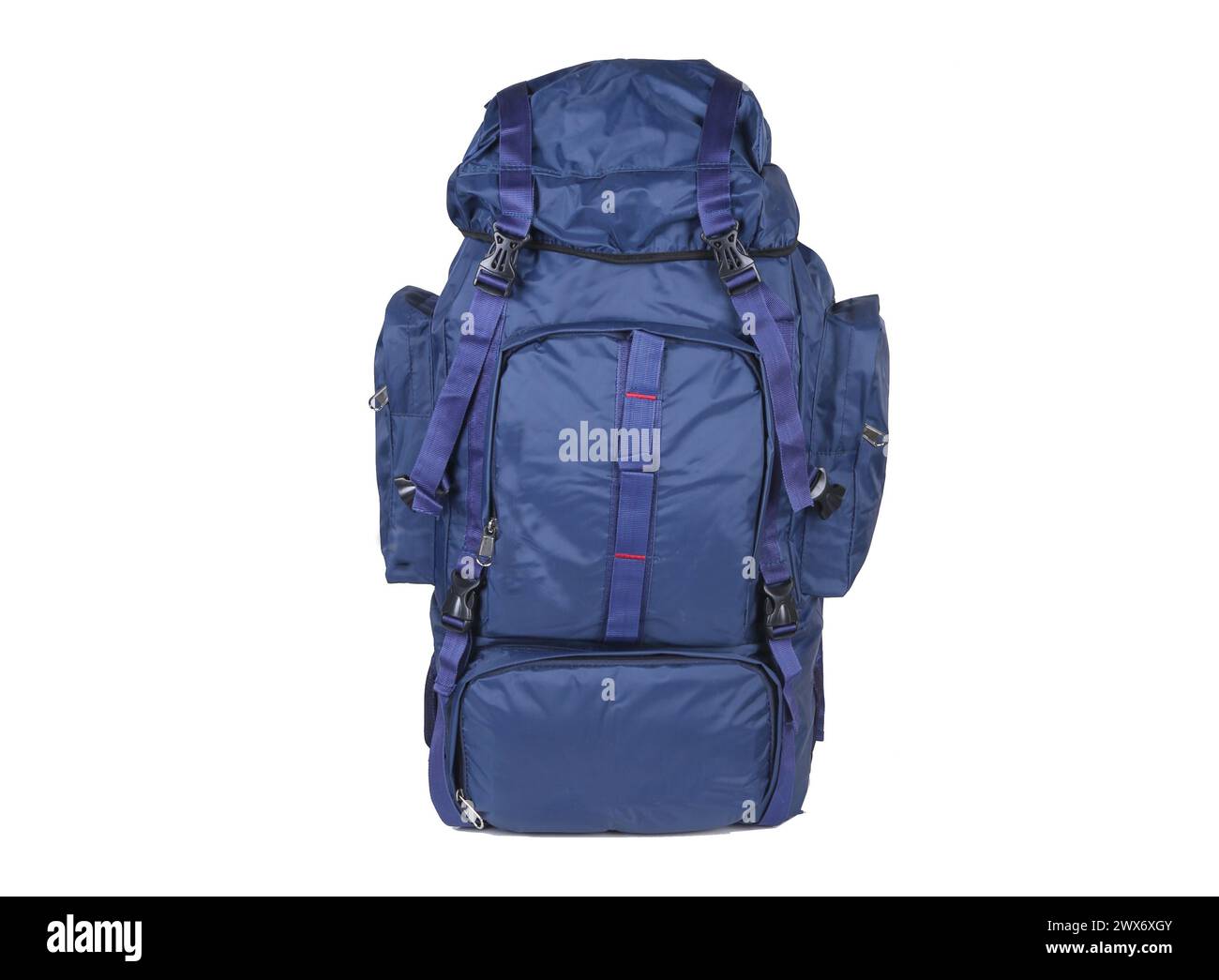 trendy and stylish tracking backpack isolated on white background Stock ...