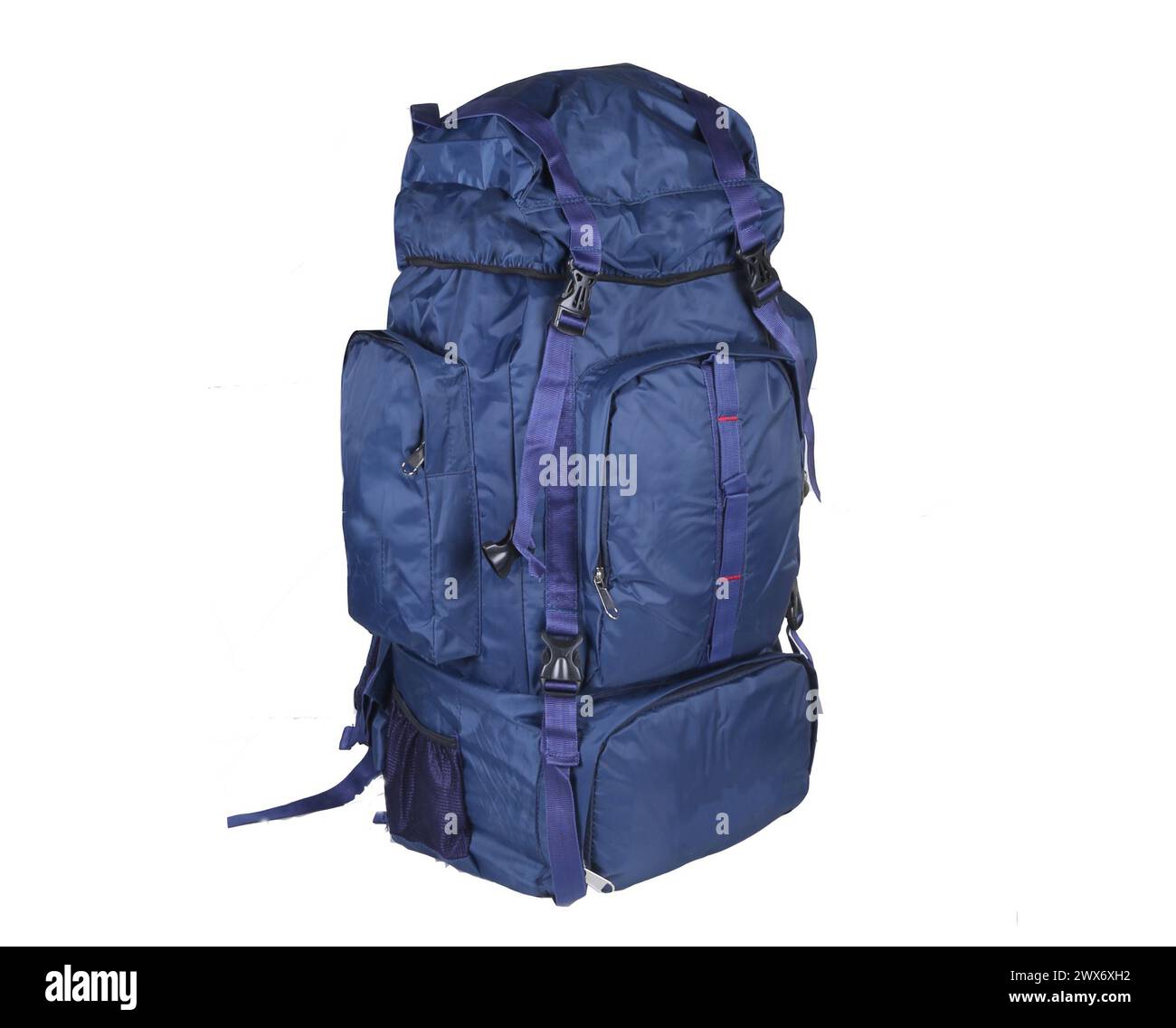 trendy and stylish tracking backpack isolated on white background Stock ...