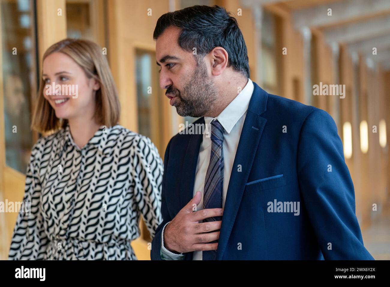 Scotland's First Minister Humza Yousaf and Cabinet Secretary for ...