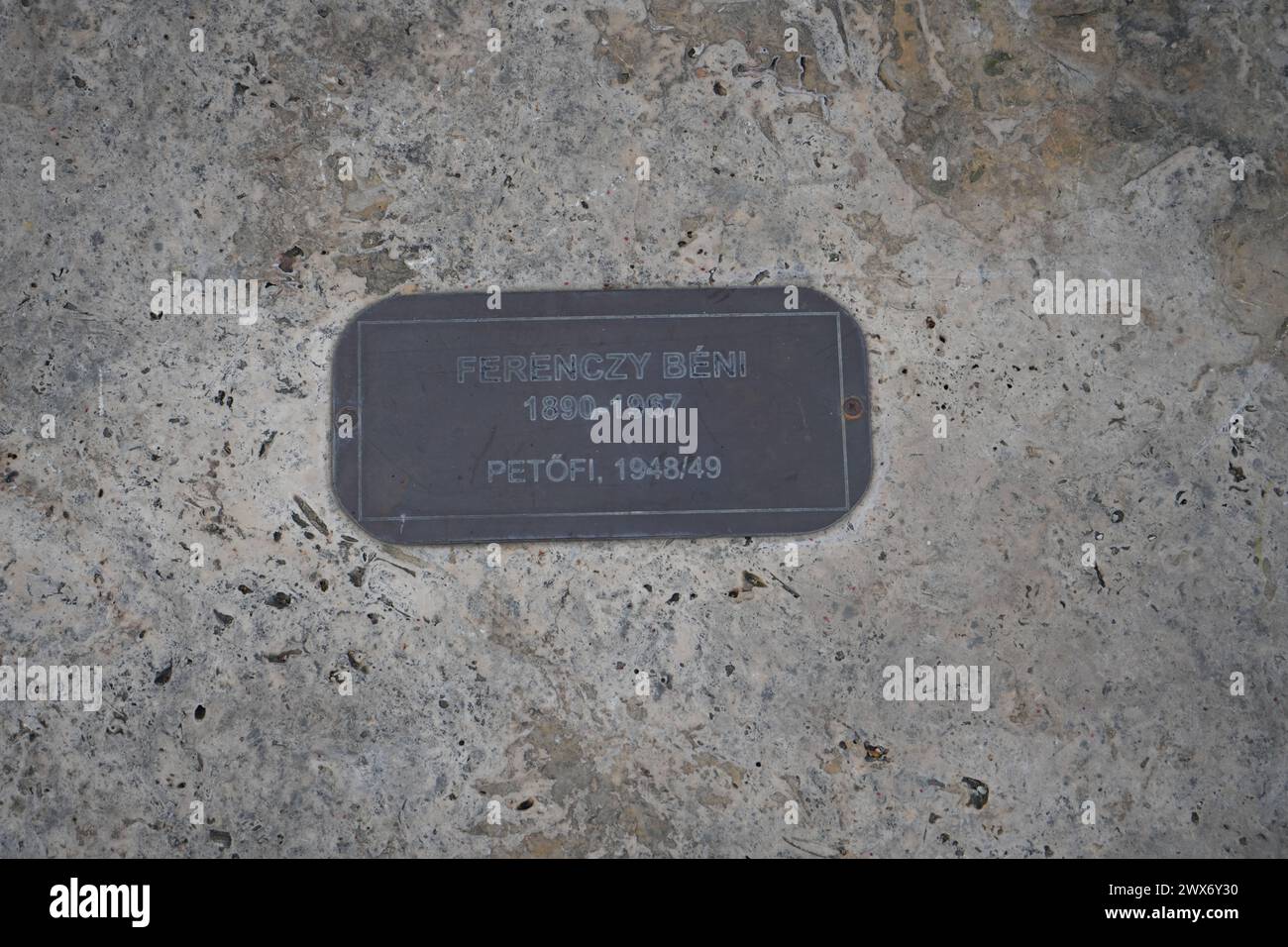Statue of Sándor Petőfi, Hungarian poet and liberal revolutionary, in ...