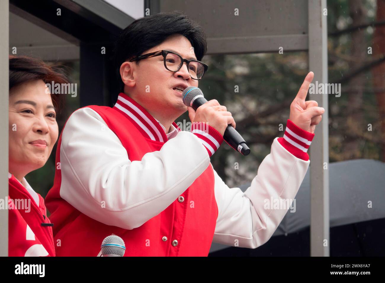 Han Dong-Hoon, Mar 28, 2024 : Han Dong-Hoon (R), leader of South Korea ...