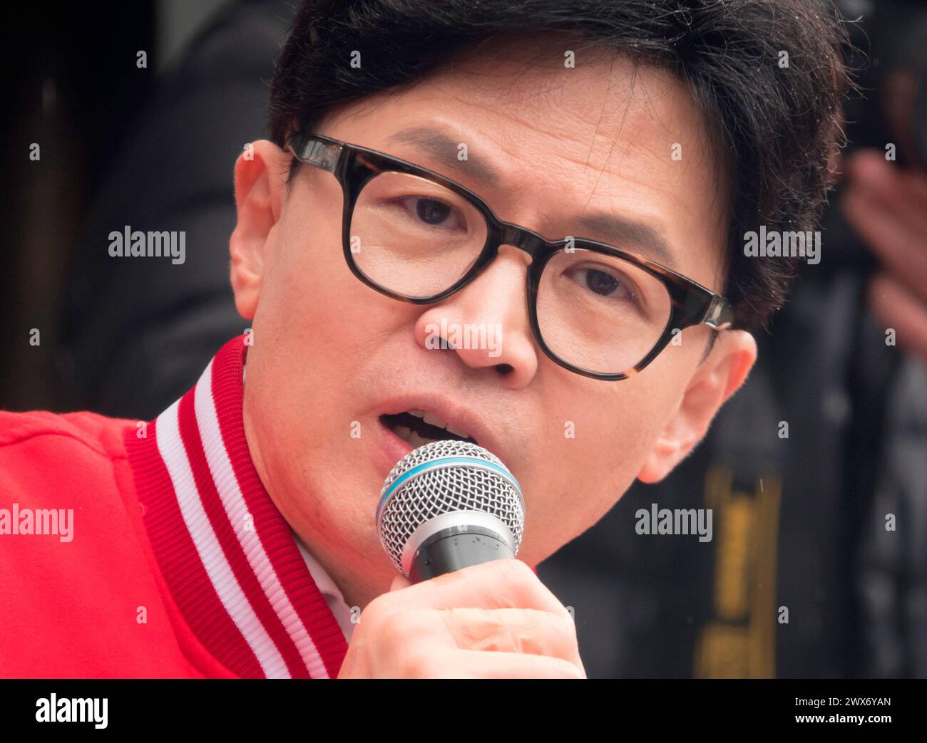 Han Dong-Hoon, Mar 28, 2024 : Han Dong-Hoon, leader of South Korea's ...