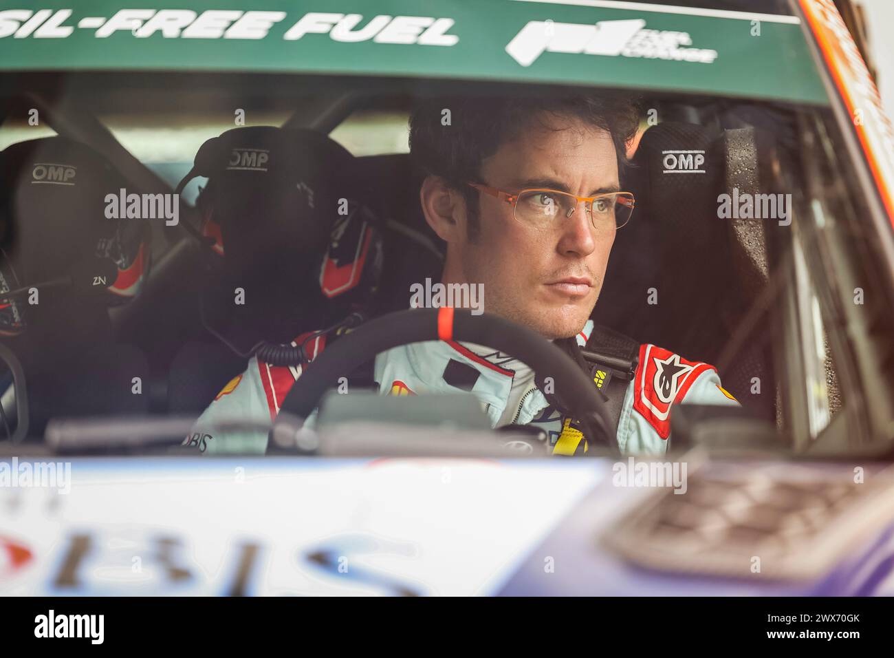NEUVILLE Thierry, Hyundai I20 Rally1, portraitduring the Safari Rally ...