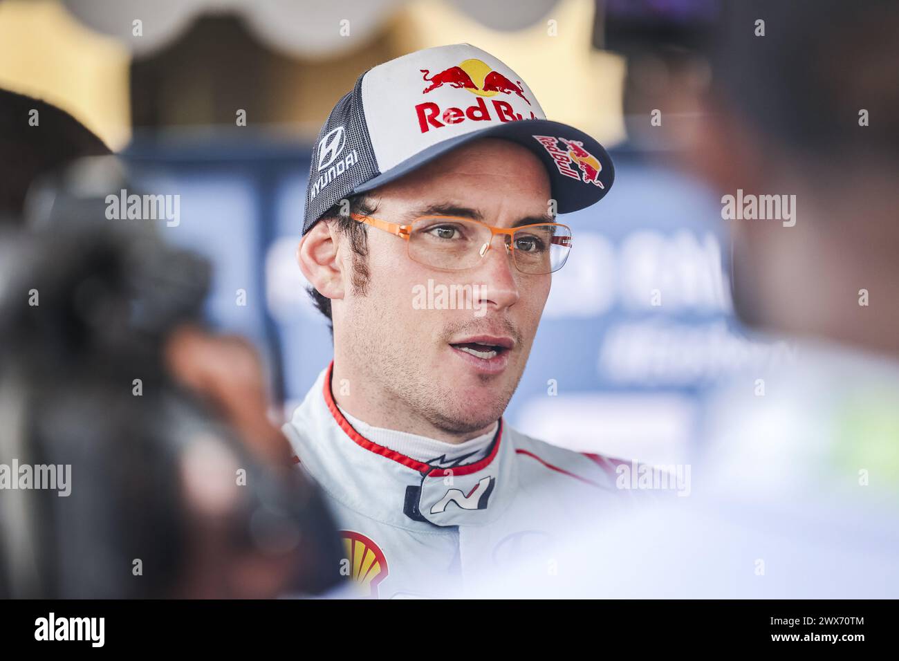 NEUVILLE Thierry, Hyundai I20 Rally1, portraitduring the Safari Rally ...